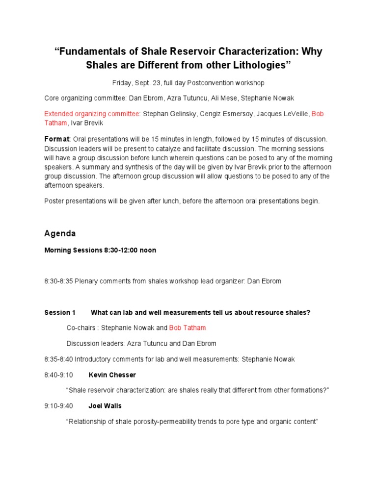 Fundamentals of Shale Reservoir Characterization | PDF | Fuel ...