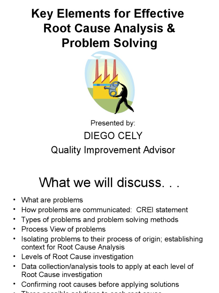 Key Elements for Effective RCA & Problem Solving | Causality ...