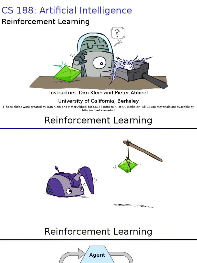 SP14 CS188 Lecture 10 - Reinforcement Learning I | PDF | Systems ...