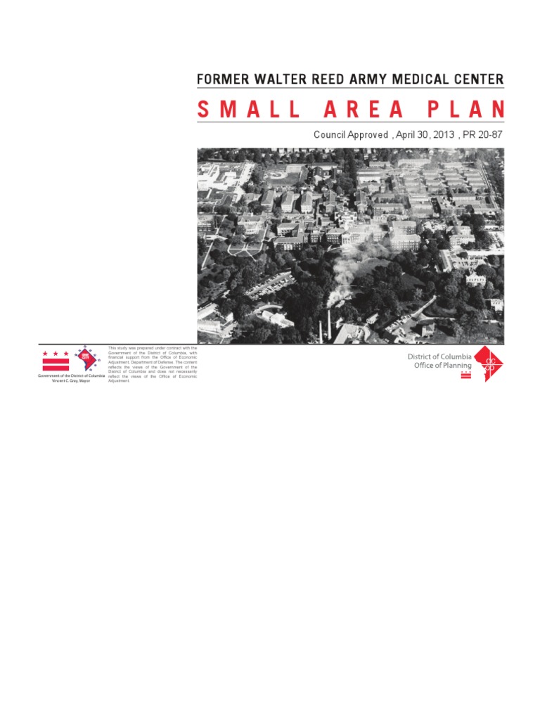 Council Approved Walter Reed Small Area Plan | PDF | Takoma | Stormwater