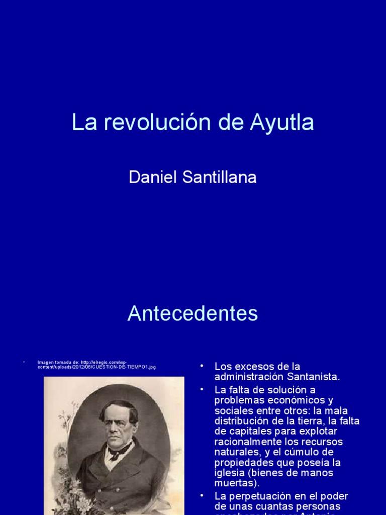 La Revolución de Ayutla | PDF | México | Gobierno