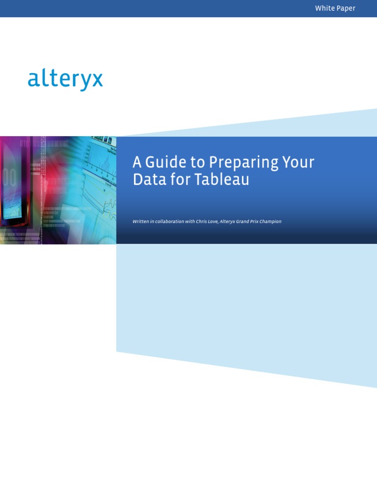 Data Preparation for Tableau Analytics | PDF | Predictive Analytics ...