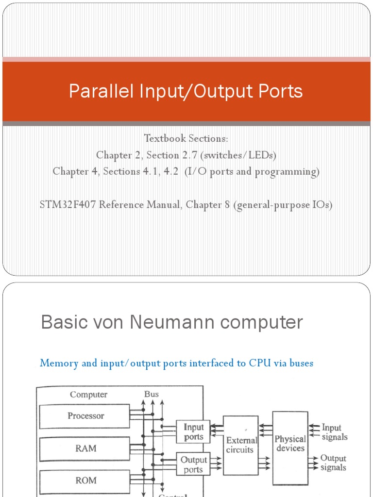 2 - ARM Parallel IO 123 | Download Free PDF | Microcontroller | Input/Output