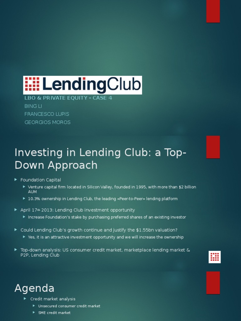 Lending Club | PDF | Lending Club | Loans