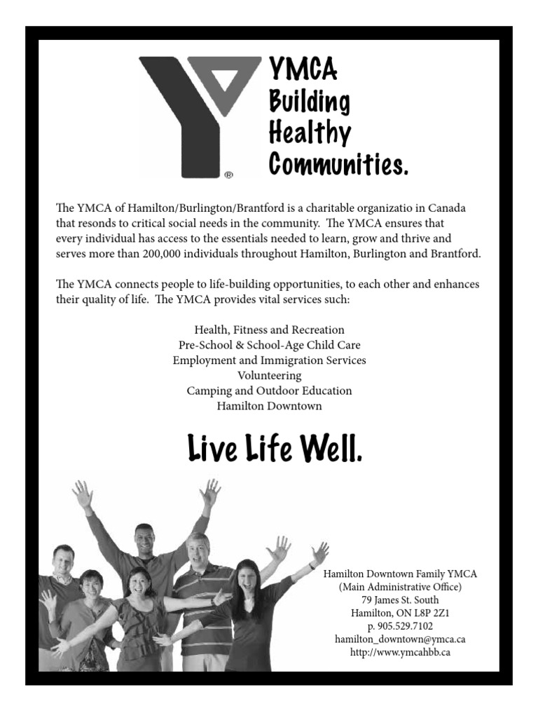 YMCA Hamilton: Community Services & Programs | PDF
