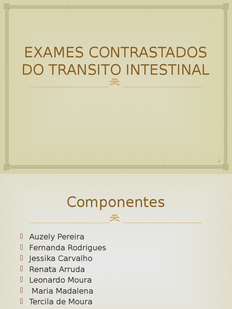 Exames de imagem do trato gastrointestinal inferior: técnicas ...