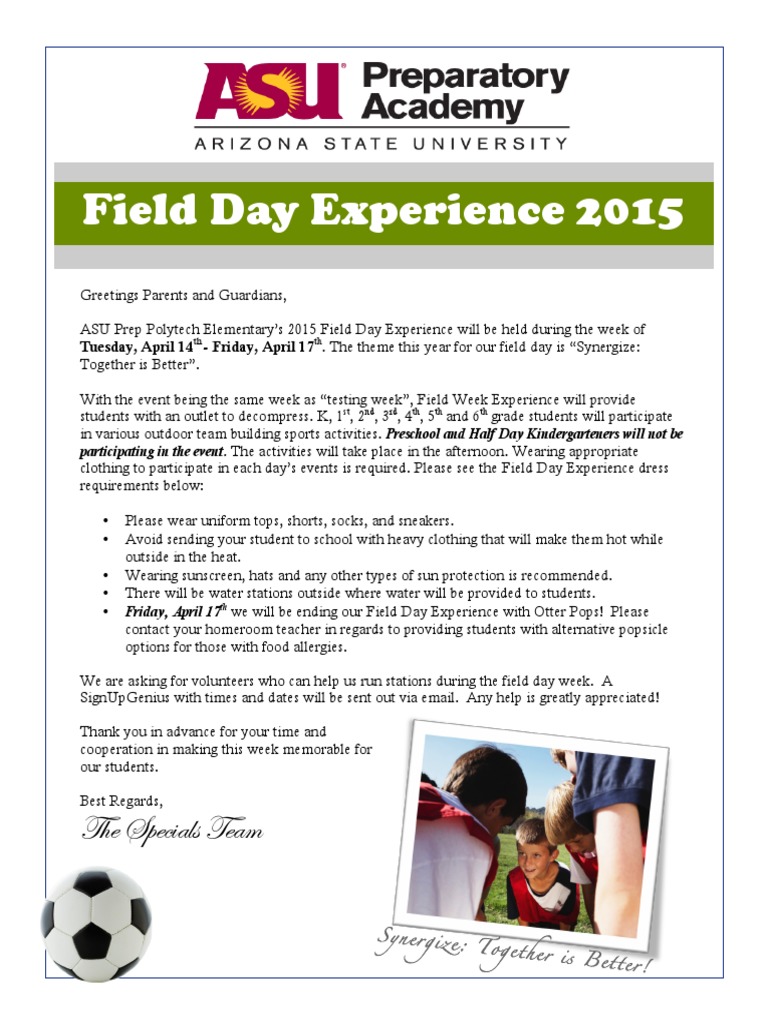 Field Day Flyer | PDF