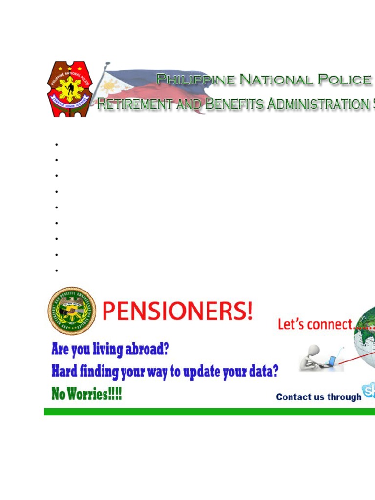 PNP Retiremwent | PDF | Pension | Government Information