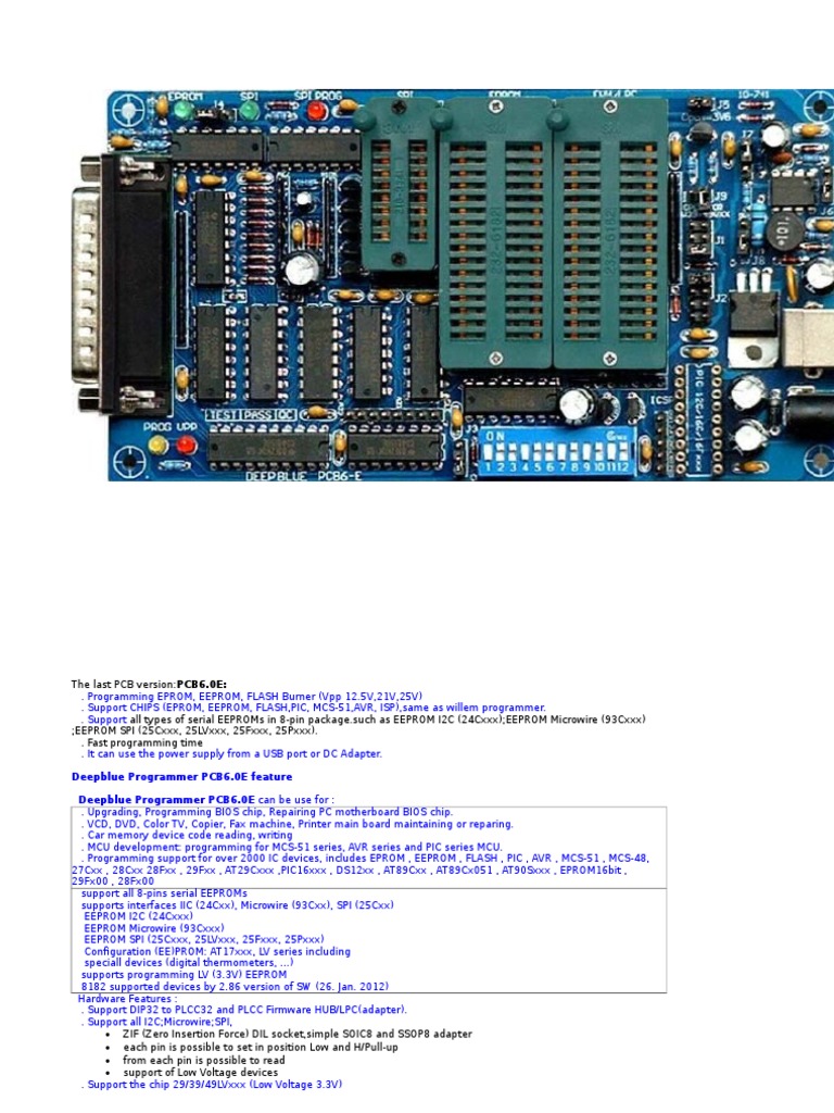 Willem Programmer | PDF | Flash Memory | Pic Microcontroller