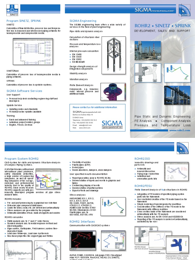 Engineering Software for Piping Systems | PDF | Mechanical Engineering ...