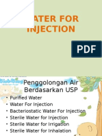Air Untuk Injeksi (Water For Injection) | PDF