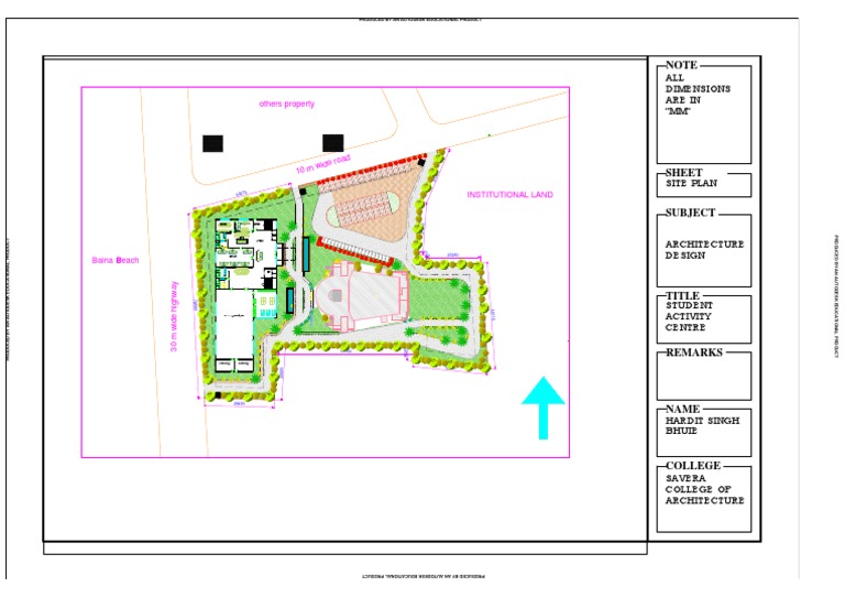 Baina Beach Site Plan Overview | PDF | Art | Computers