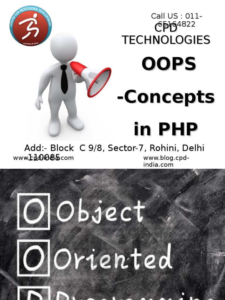 OOPS Concepts in PHP | PDF | Class (Computer Programming) | Object ...