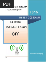 BSNL E4 To E5 Management Question Answers | PDF