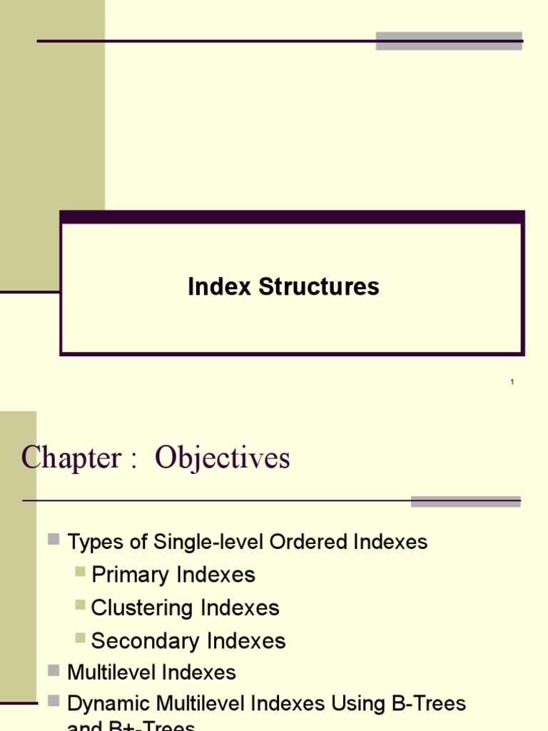 Indexing in Database | PDF | Database Index | Data