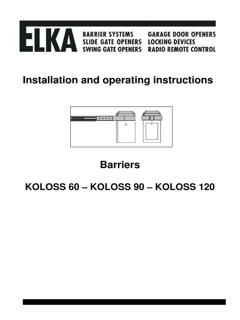 Gate Elka PDF | PDF | Clutch | Relay