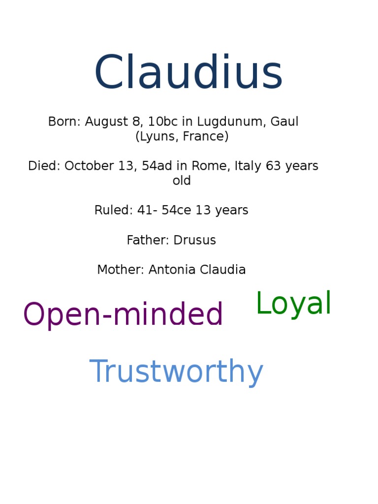 Claudius | PDF