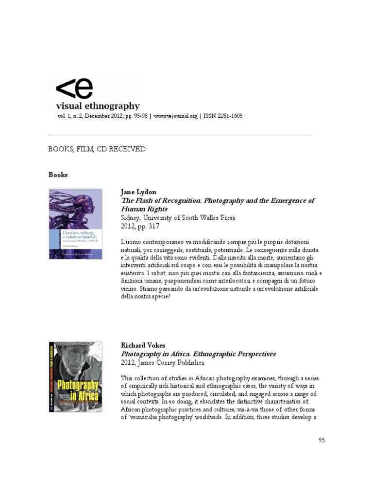 Books, Film, CD Received: Books Jane Lydon The Flash of Recognition ...