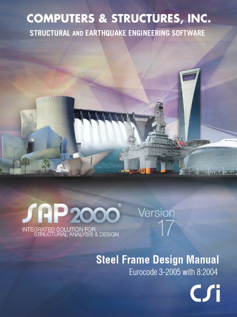 SAP2000 v17 - Steel Frame Design - EC-3-2005 | PDF | Buckling | Bending