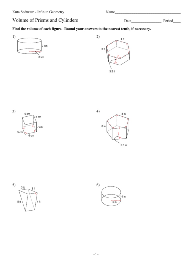10-Volume of Prisms and Cylinders | PDF | Computers | Technology ...