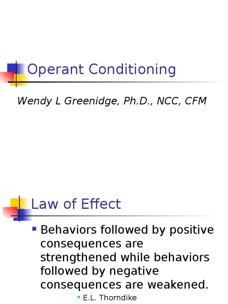 Operant Conditioning | PDF | Reinforcement | Psychological Schools