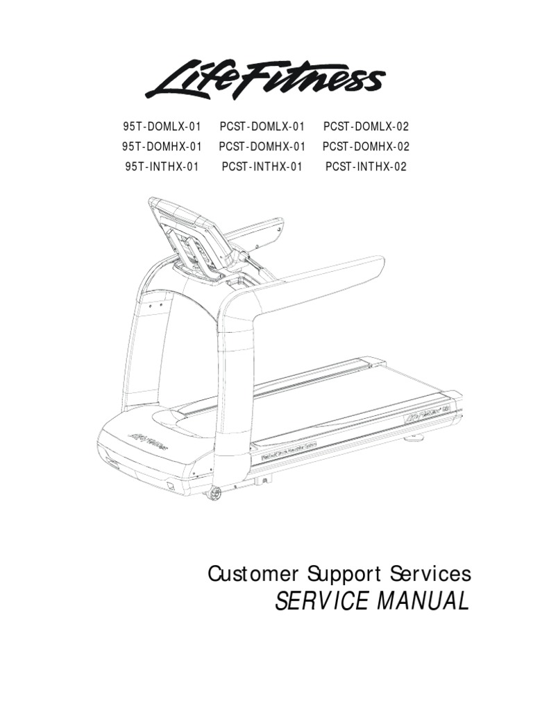 Treadmill 95T-DOMLX-DOMHX-INTHX-01 - Service - Manual - M051 - 00K65 ...