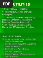 Ale Reviewer-Building Utilities PDF | PDF | Lighting | Elevator