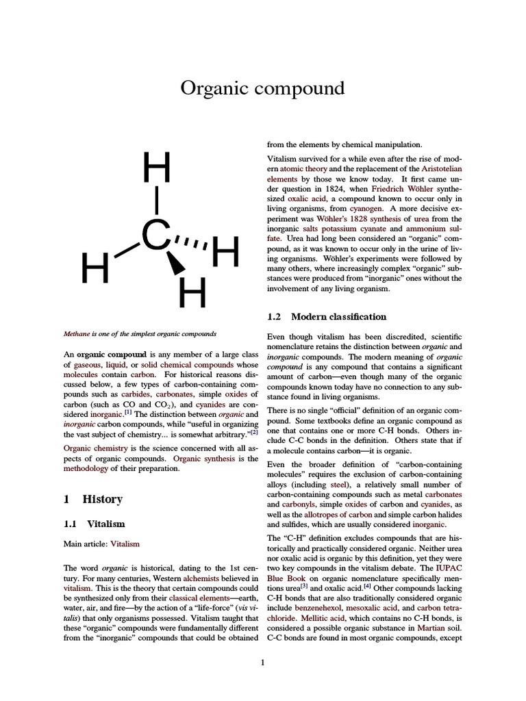 Understanding Organic Compounds | PDF | Organic Compounds | Chemical ...