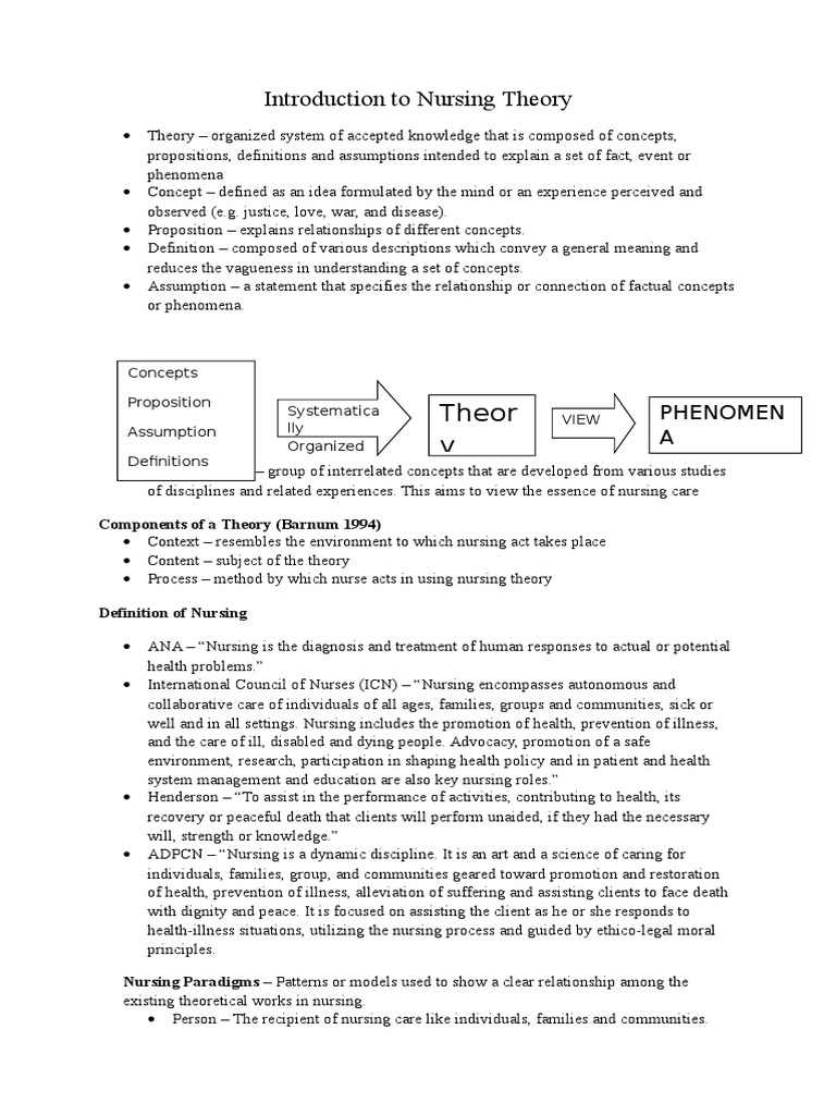An Introduction to Nursing Theory: Exploring the Foundational Concepts ...