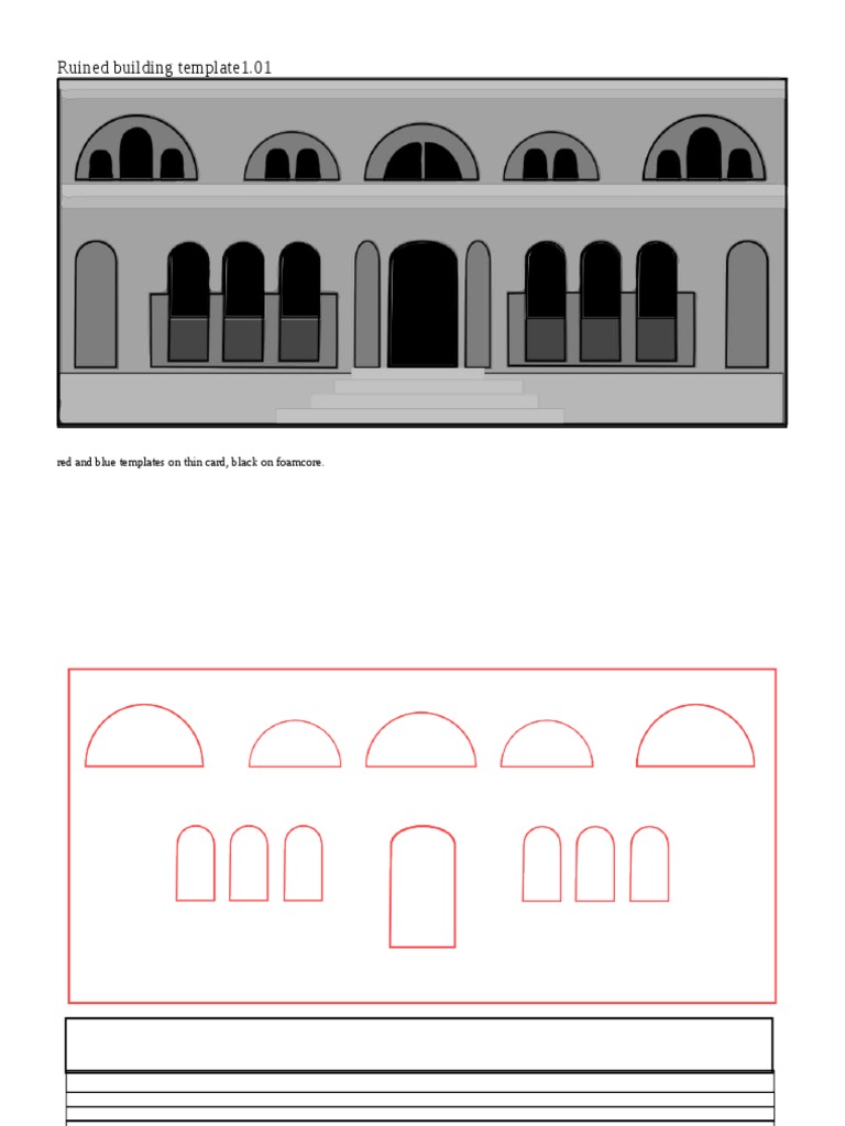 Ruined Building Template 1 | PDF