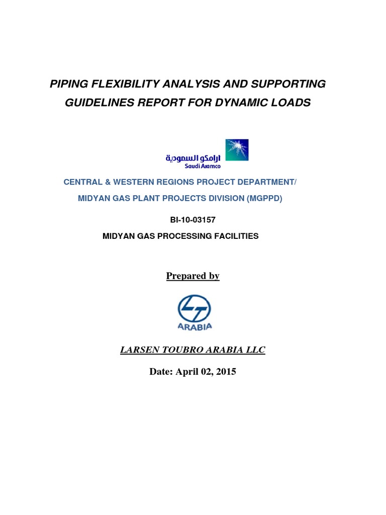 Midyan Gas Plant Flexibility Analysis | PDF | Structural Load ...