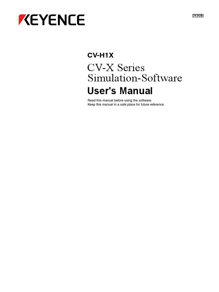 CV X Series Simulation Software | PDF | Installation (Computer Programs ...