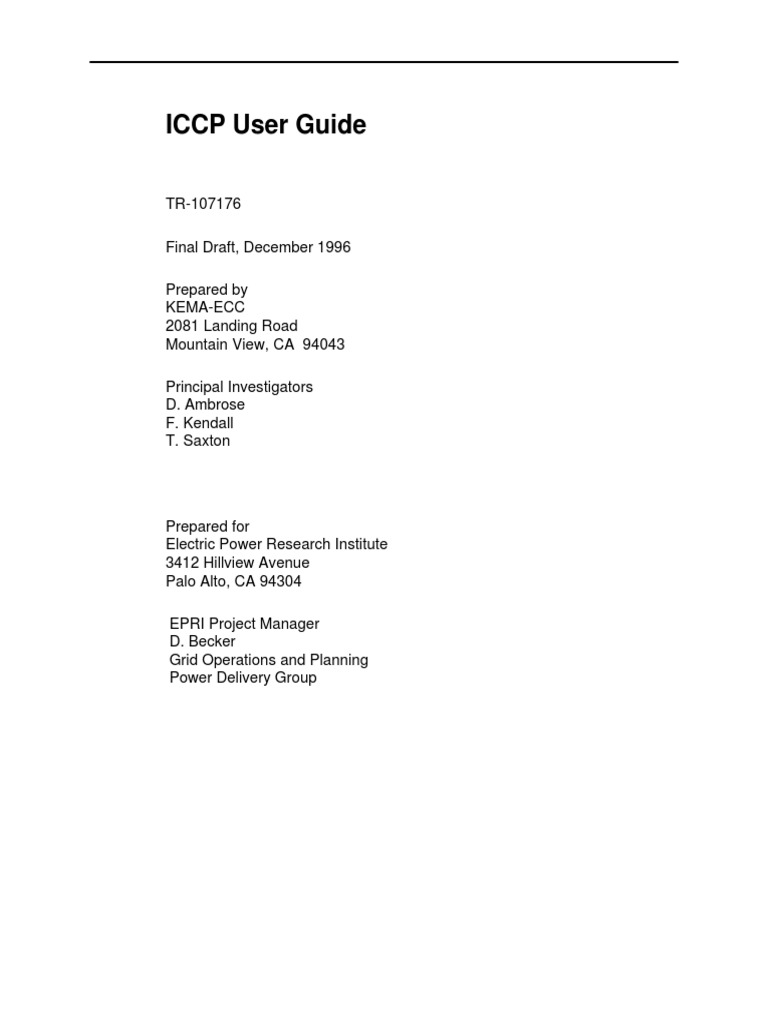 ICCP | PDF | Communications Protocols | Object (Computer Science)