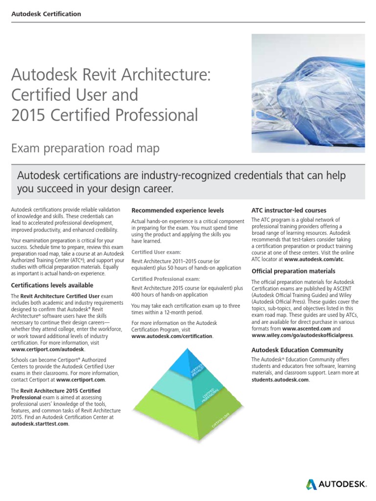 Cert Autodeskrevitarchitecture2015 | PDF | Autodesk Revit ...