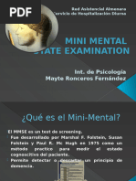 MMSE. Examen Cognoscitivo Mini-Mental - MMSE - Extracto - Manual | PDF | Neurología | Demencia