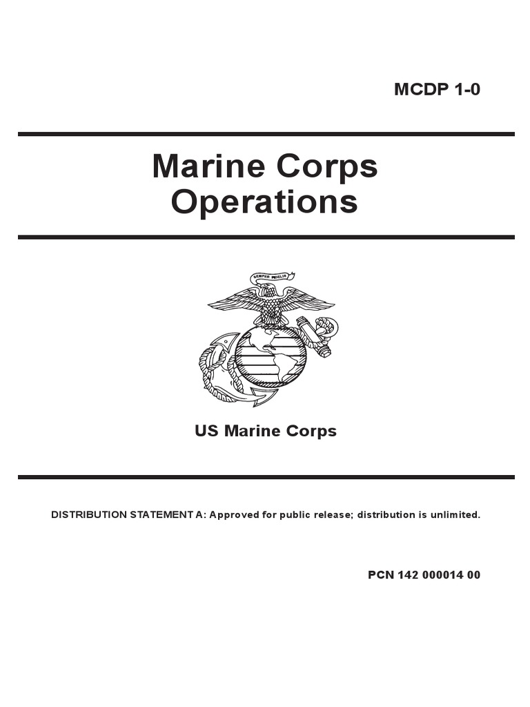 MCDP 1-0 Marine Corps Operations | United States Marine Corps | Joint ...