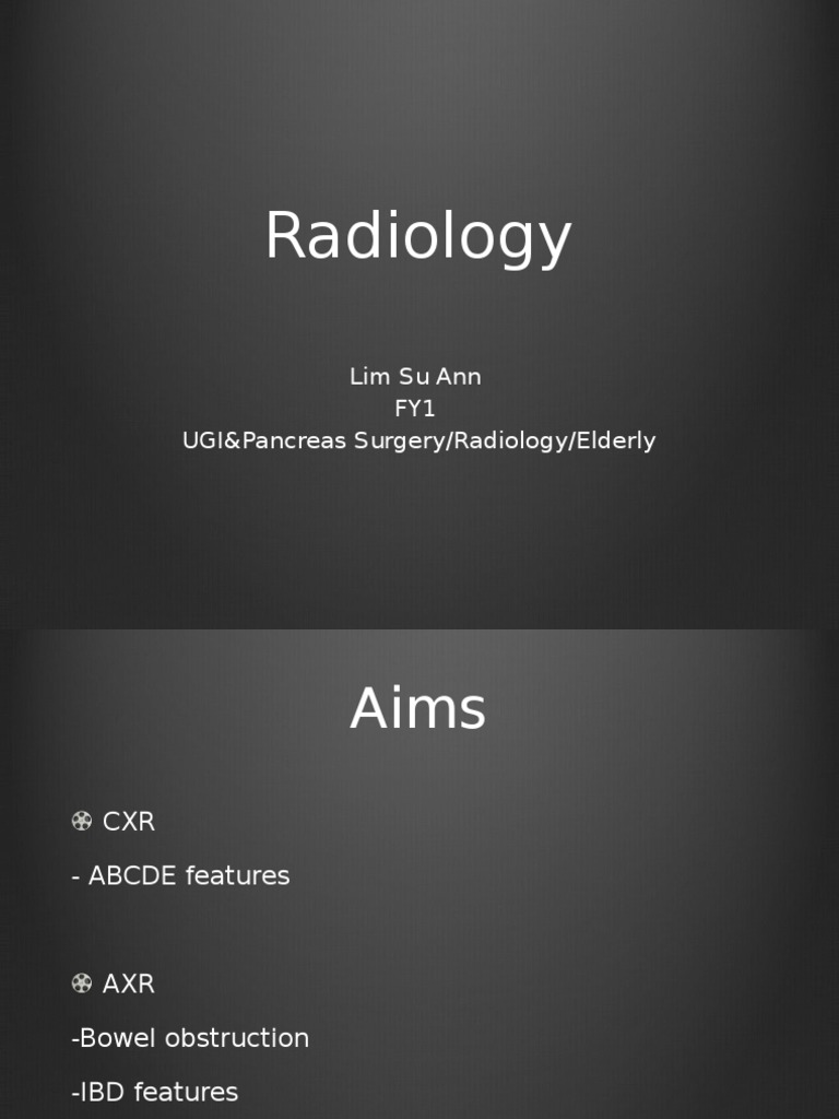Radiology For Medical Students | PDF | Lung | Thorax