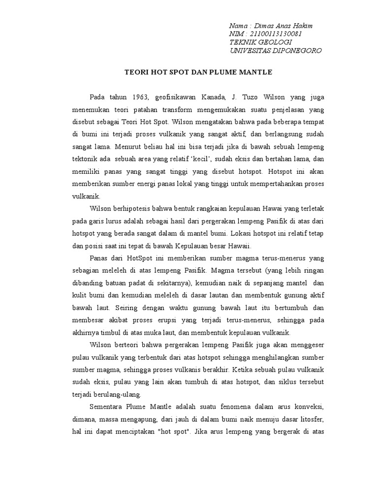 Teori Hot Spot | PDF