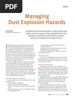 Dust Explosion Severity Testing Methods | PDF | Combustion | Explosion