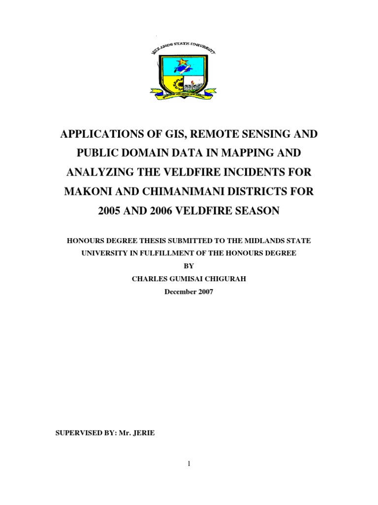 Final Draft | PDF | Wildfire | Geographic Information System