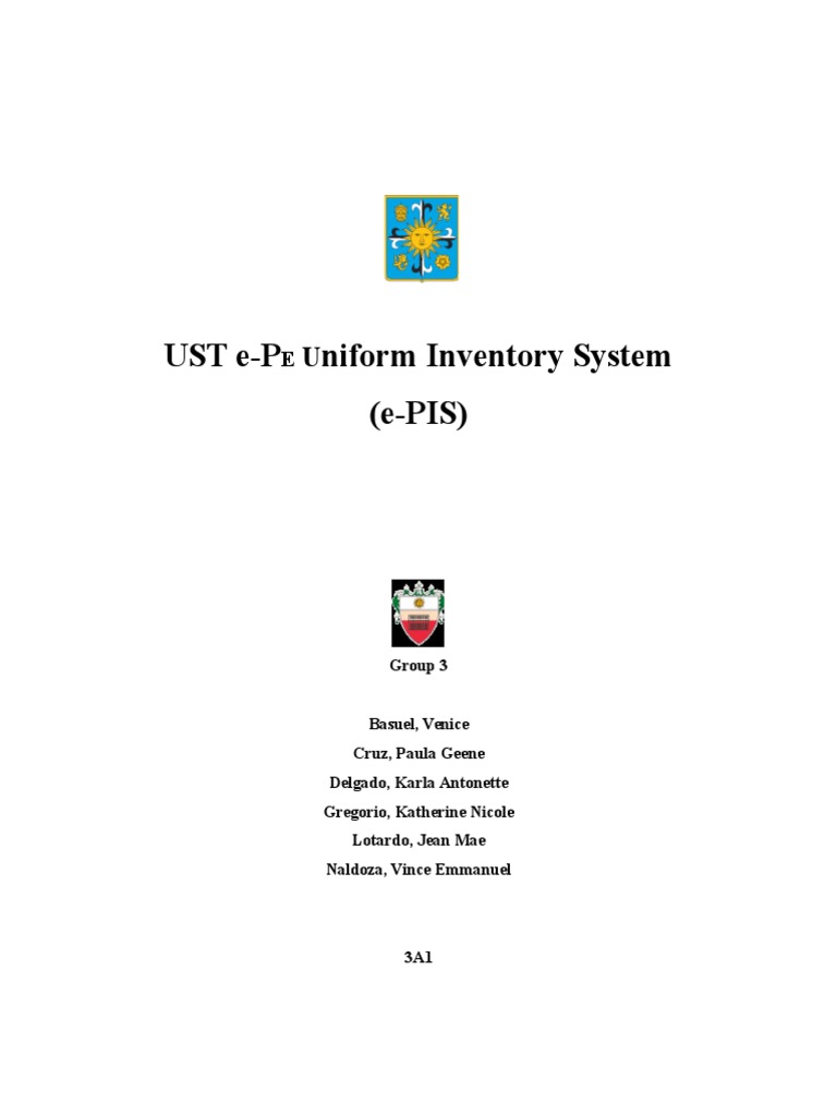 Inventory System | PDF | Inventory | Supply Chain Management