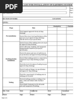 Earthing Test Report | PDF | Computers | Technology & Engineering