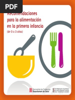 Guía de Alimentación Menores de 2 Años | PDF | Amamantamiento | Diente ...