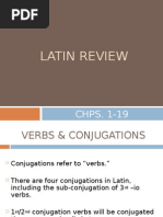 Latin Verb Conjugation Guide | PDF