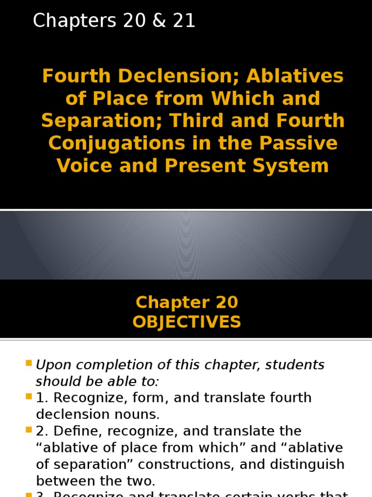 Wheelock's Latin Chapters 20 and 21 | PDF | Grammatical Gender ...