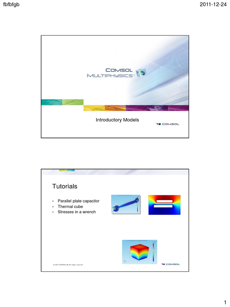Comsol Multiphysics Intro Models | PDF | Heat Transfer | Thermal Expansion