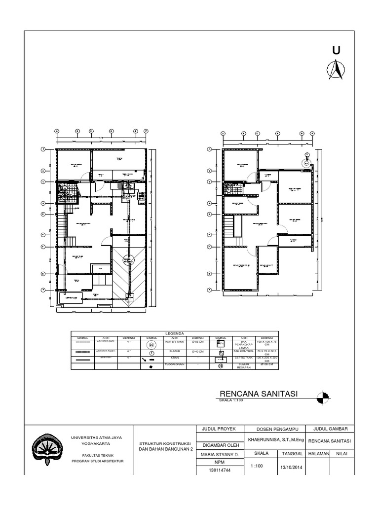 Contoh Rencana Sanitasi | PDF