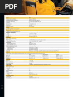 JLG 1255 Telehandler Specifications | PDF | Horsepower | Axle