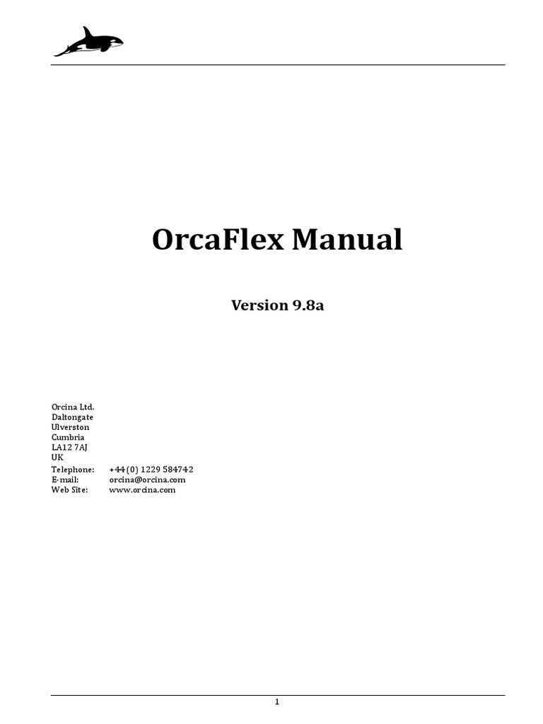 OrcaFlex Tutorial | PDF | Command Line Interface | Thread (Computing)