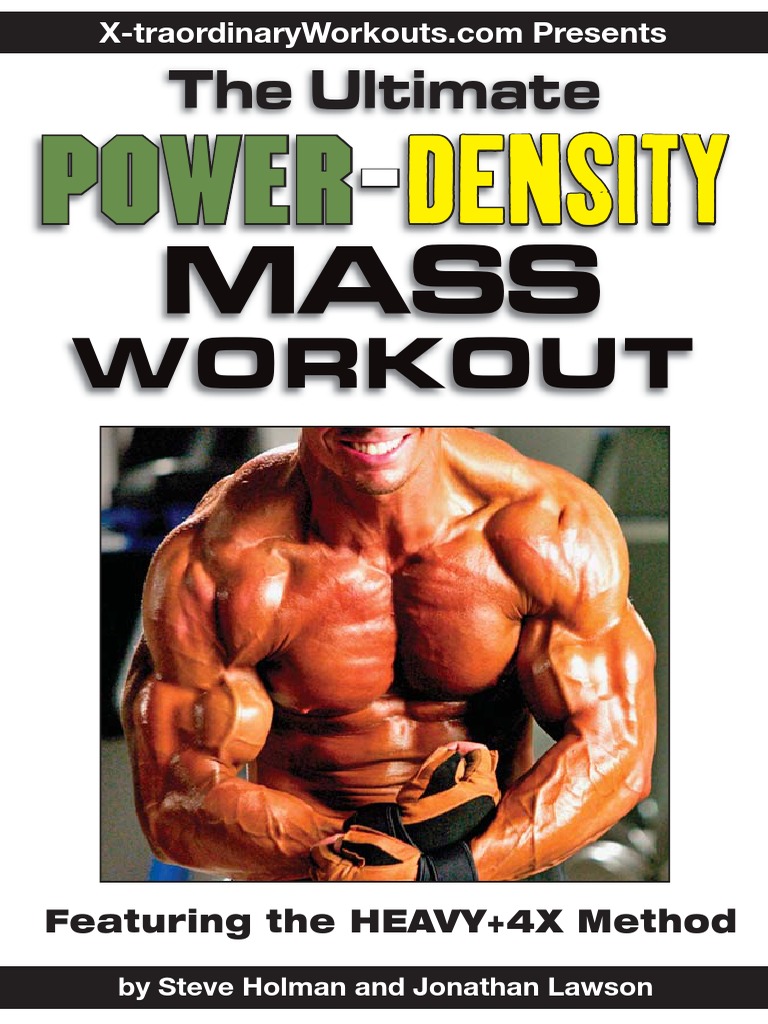 UltimatePower DensityWorkout | PDF | Physical Exercise | Muscle